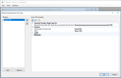 External Security Providers and Single Sign-On (SSO)